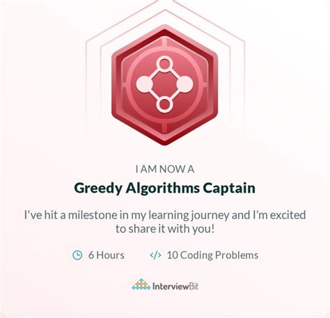 Prabhitha Nagarajan On Linkedin Greedy Algorithms Captain