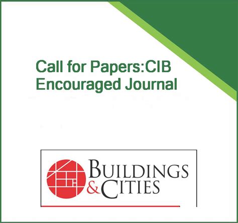 Call For Papers Special Issue Housing Adaptability Cib