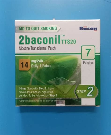 7 Patches Nicotine Transdermal Patch Strength 14 Mg 24 Hours At ₹ 228 Box In Pune