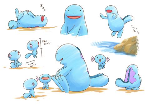 Wooper And Quagsire Pokemon Drawn By Hiraisaki Danbooru
