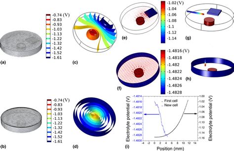 Simulation Of The Electric Field In The Two Different Cell Designs A Download Scientific