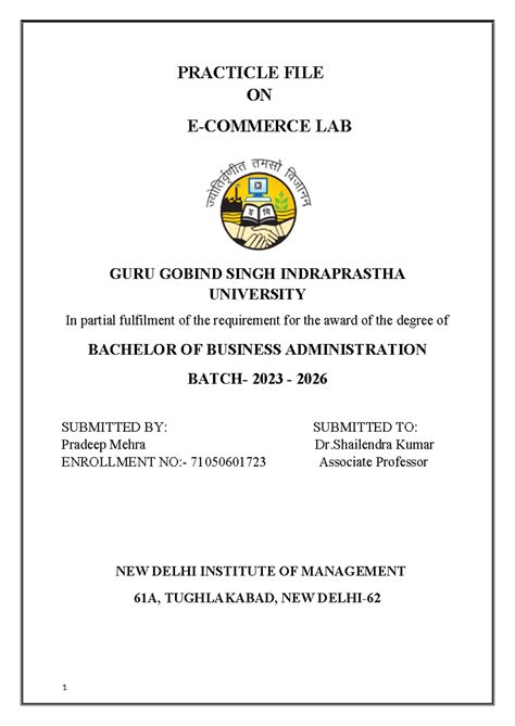 Pradeep E Commerce Pratical File Practicle File On E Commerce Lab Pradeep E Commerce Pratical File Practicle File On E Commerce Lab