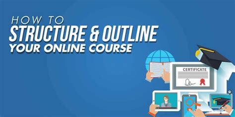 How To Structure Outline Your Online Course Online Course How