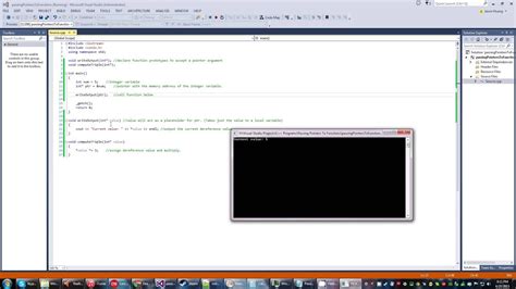 C Passing Pointers To Functions Youtube