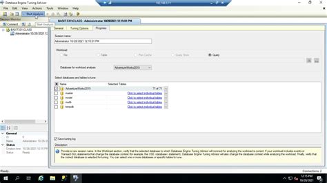 Using The Database Engine Tuning Advisor Youtube