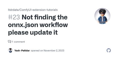 Not Finding The Onnxjson Workflow Please Update It · Issue 23