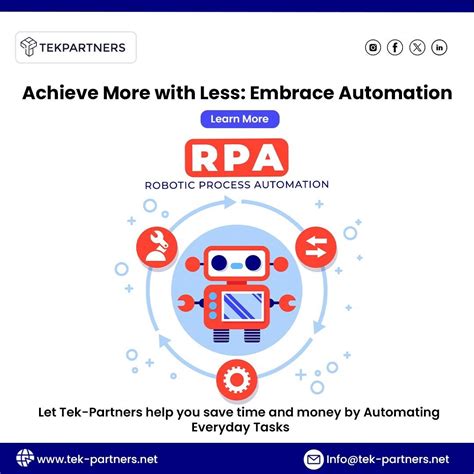 Tek Partners On Linkedin Tekpartners Rpa Automation