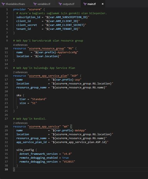 Terraform Part 5 Önerilen Dosya Mimarisi Ile Azure Web App Deployment İşlemi