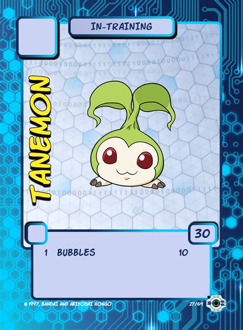 Digimon Tcg 127 Tanemon By Kaufmanondemand On Deviantart