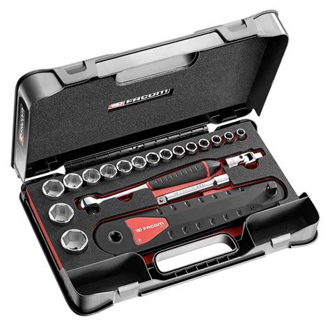Facom Axs Lj1 20 Piece 1 2 Drive Chain Driven Offset Extension Wrench Socket Set 10 32mm