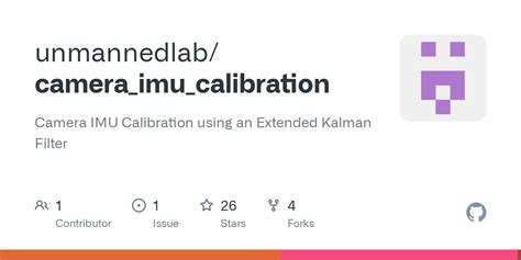 GitHub Unmannedlab Camera Imu Calibration Camera IMU Calibration Using An Extended Kalman Filter