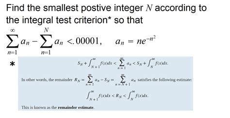 Solved Find The Smallest Postive Integer N According To The