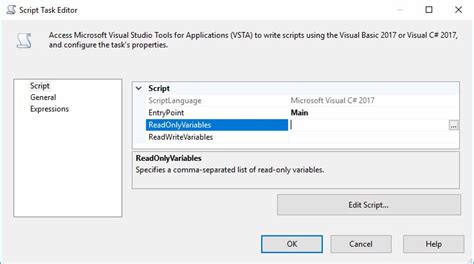 Ssis Design Pattern Use Script Tasks For Etl Instrumentation Andyleonardblog