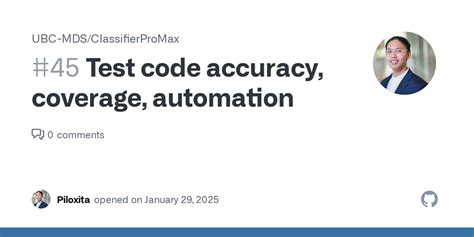 Test Code Accuracy Coverage Automation · Issue 45 · Ubc Mds