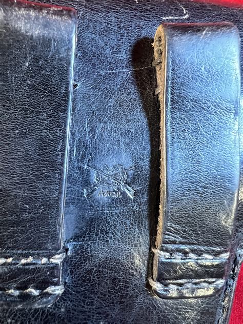 Soldwed Aug 12 West German Astra 600 Leather Holster Akah Stamped