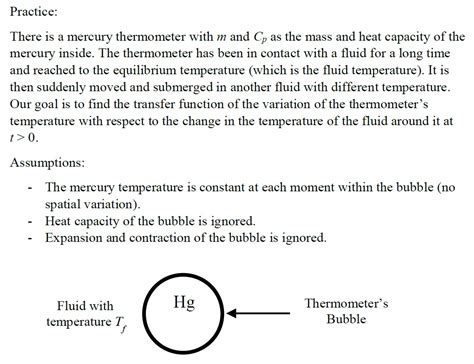 Solved Practice There Is A Mercury Thermometer With M And Chegg
