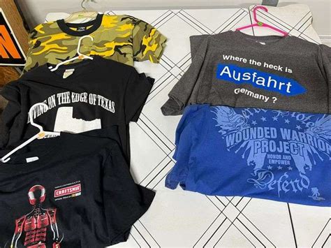 Assorted T Shirts Aumann Auctions Inc