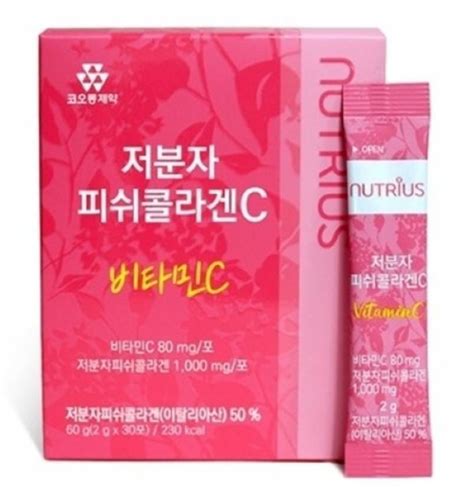 코오롱제약 저분자 피쉬 콜라겐c 30포 1개월분1일1회1포 이너뷰티식품 티몬