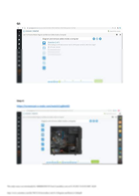 SOLUTION Answerkey Lab Diagram And Remove Cable Pdf Studypool