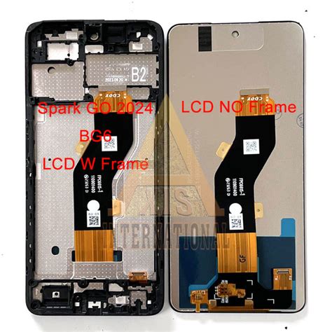 Original 6 6 For Infinix Tecno Spark Go 2024 Bg6 Lcd Display Screen Touch Panel Digitizer For