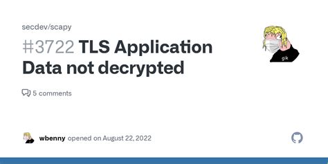 tls application data not decrypted · issue 3722 · secdev scapy · github