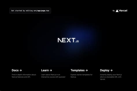 Create App Nextjs Static App Starter · Wasmer