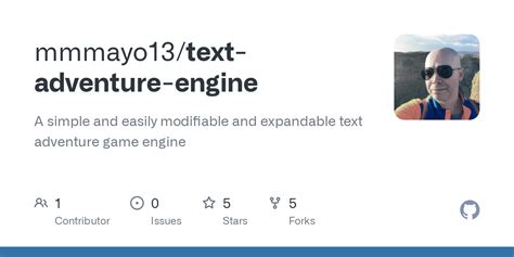 Github Mmmayo13text Adventure Engine A Simple And Easily Modifiable
