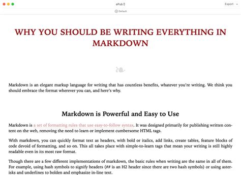 Why You Should Be Writing Everything In Markdown