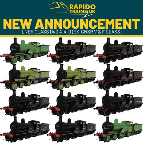 Rails 🚂 A Closer Look At The Vast Range Of Lner Class D40 4 4 0 Steam