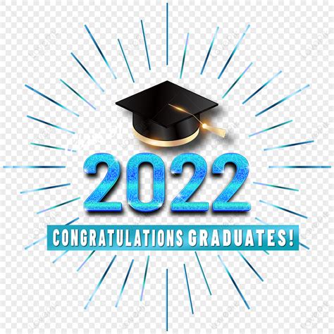 2022년 졸업식 황금빛 입체 야광 학기말 박사모 졸업반 졸업모자 졸업 축하 블루대학인증서 Png 일러스트 무료 다운로드 Lovepik