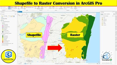 shapefile to raster conversion in arcgis pro youtube