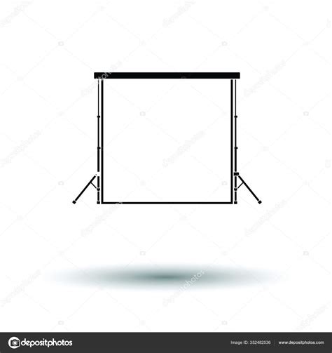 Icon Studio Photo Background White Background Shadow Design Vector Illustration Stock Vector ...