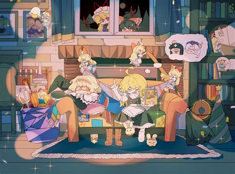 Kirisame Marisa Touhou Project Anime Fandoms Alice Margatroid Reimu Hakurei