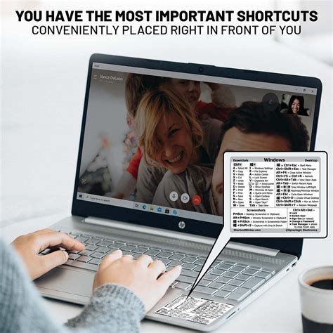 Synerlogic Windows Pc Reference Keyboard Shortcut Sticker Vinyl No Residue