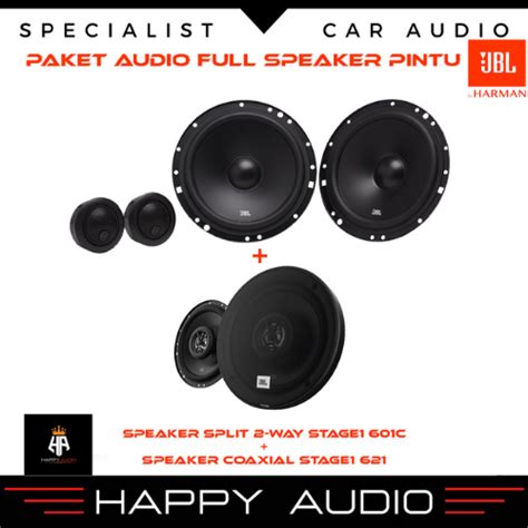 Paket Speaker JBL STAGE 1 Series Split 2-Way Stage1 601C + Coaxial JBL ...