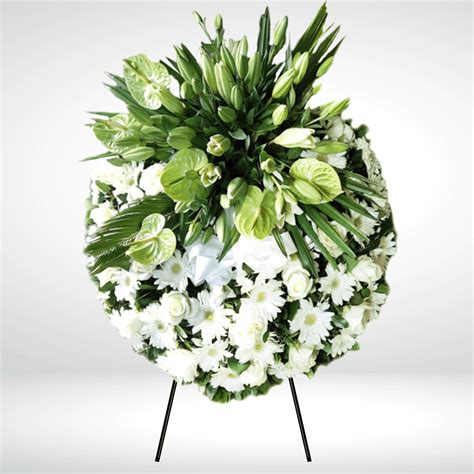 Coroa De Flores Naturais Cn 016 Entrega Em Velórios Funerária Alves