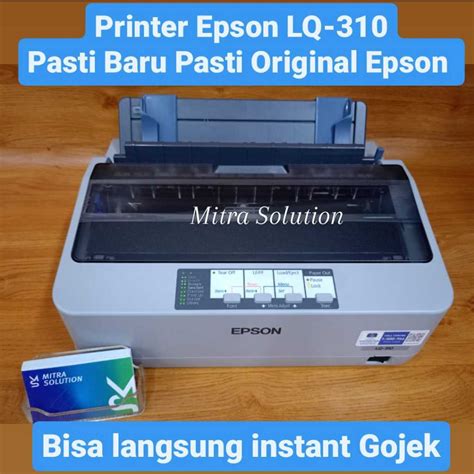 Jual Epson Printer Lq 310 Lq310 Lq 310 Baru Garansi Resmi Epson