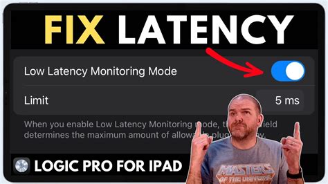 Reduce Input Delay In Logic Pro For Ipad Youtube
