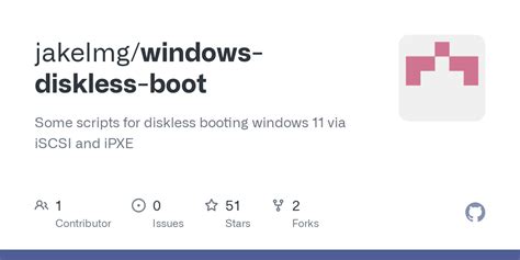 Github Jakelmgwindows Diskless Boot Some Scripts For Diskless Booting Windows 11 Via Iscsi