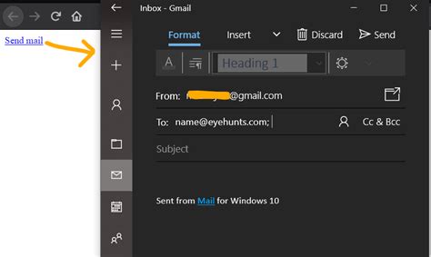 About Mailto Link HTML Open Default Mail Client EyeHunts