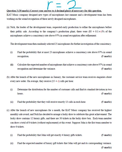 Solved Question 3 30 ﻿marks ﻿correct Your Answer To 4