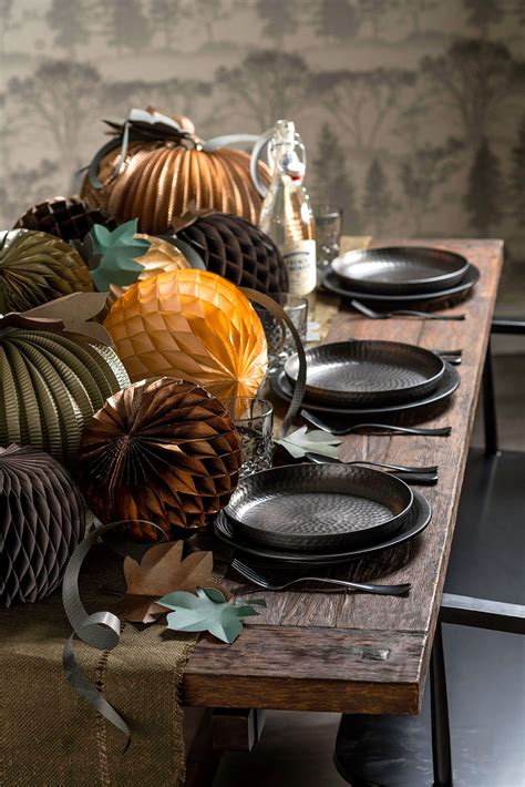 Fall Table Arrangements Fall Dining Room Brooklyn Limestone