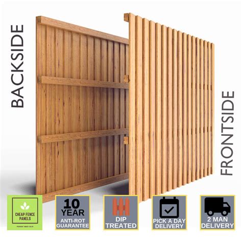 6x5 Feather Edge Fence Panel Cheap Fence Panels