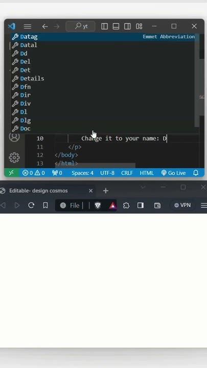 Content Editable Attribute In Html Html Frontend Htmltutorial Youtube