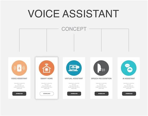 Premium Vector Voice Assistant Smart Home Virtual Assistant Speech