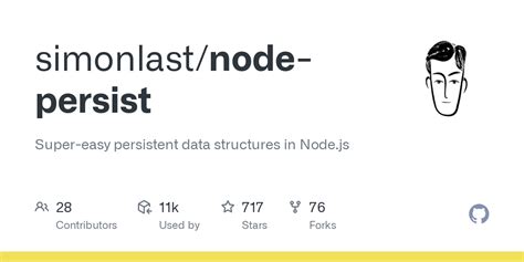 github simonlast node persist super easy persistent data structures