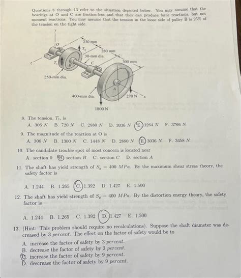 Solved Questions 8 Through 13 Refer To The Situation