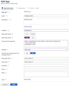 Deploy Client On Windows Using Intune Netskope Knowledge Portal