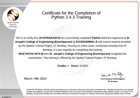 python certification continuouslearning jayaprakash b