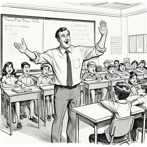Classroom Setting Teacher And Student Interaction Stable Diffusion